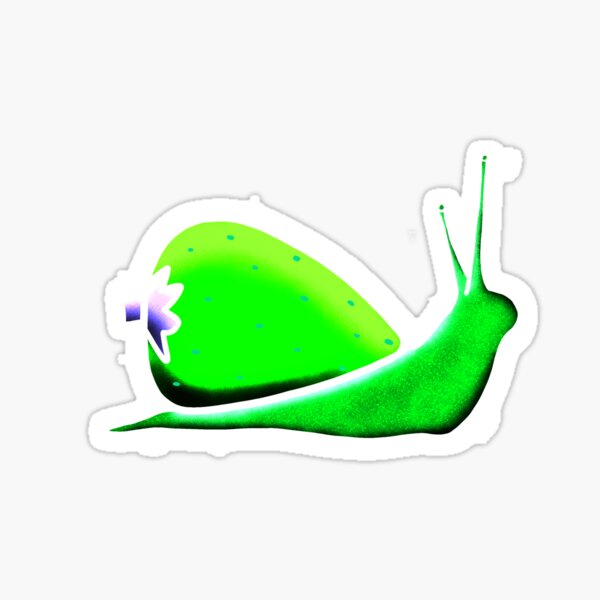 "Neon Snail" Sticker by osnayal | Redbubble