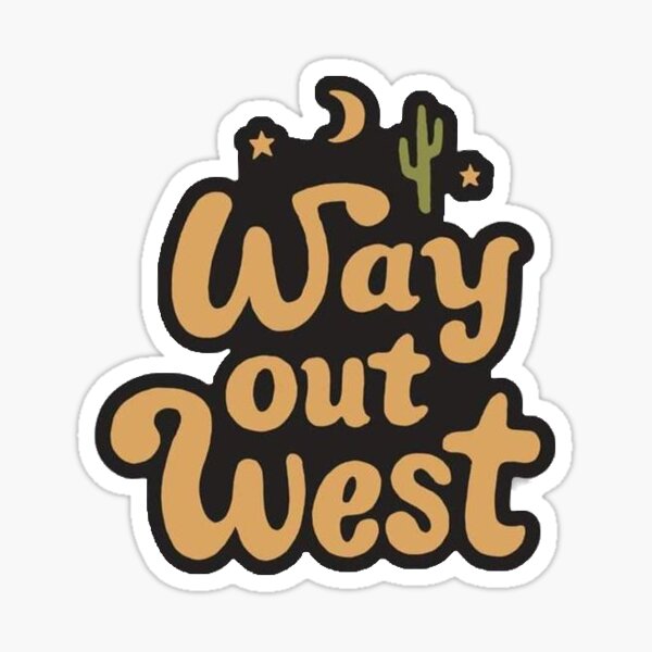 "Way Out West" Sticker by gypsygirl0 | Redbubble