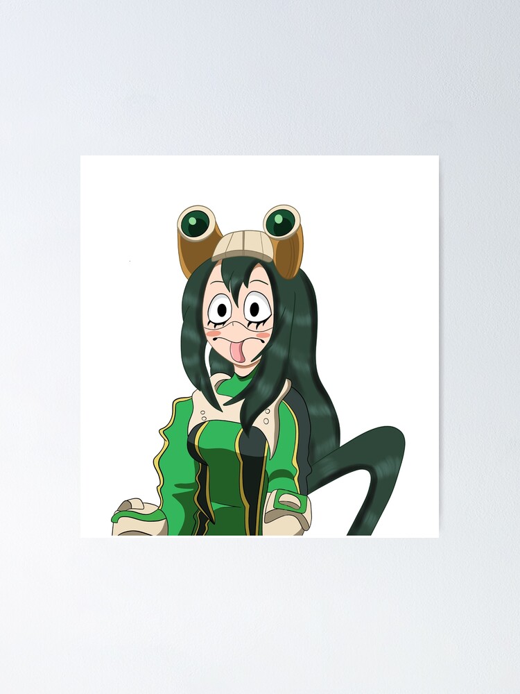 "Froppy Art- My Hero Academia" Poster for Sale by lunadoodless | Redbubble