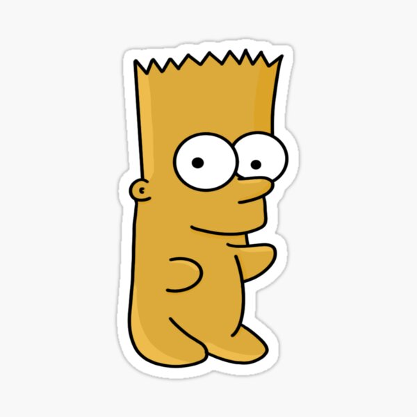 "Gummy Bear Bart" Sticker for Sale by OmerNark | Redbubble