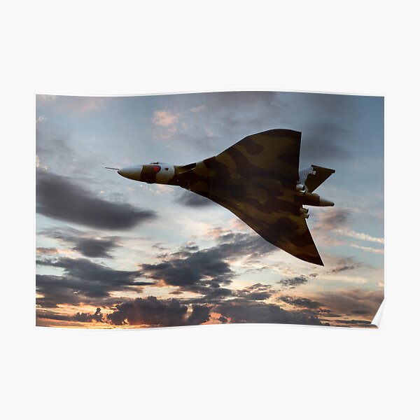 "Vulcan Icon" Poster by aviationart | Redbubble