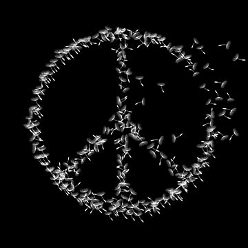 "Dandelion Peace Symbol" Poster by alwe-designs | Redbubble