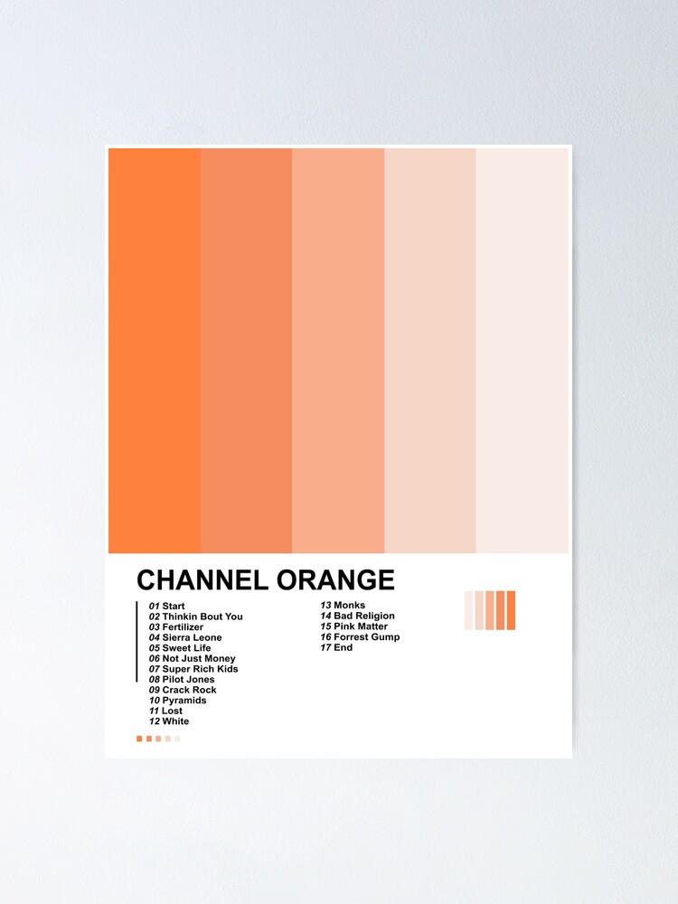 "Ocean Channel Orange" Poster by bowen-eric | Redbubble