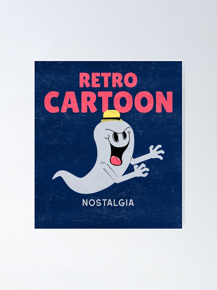 "Retro Cartoon - Vintage Ghost " Poster for Sale by boris-shekk | Redbubble