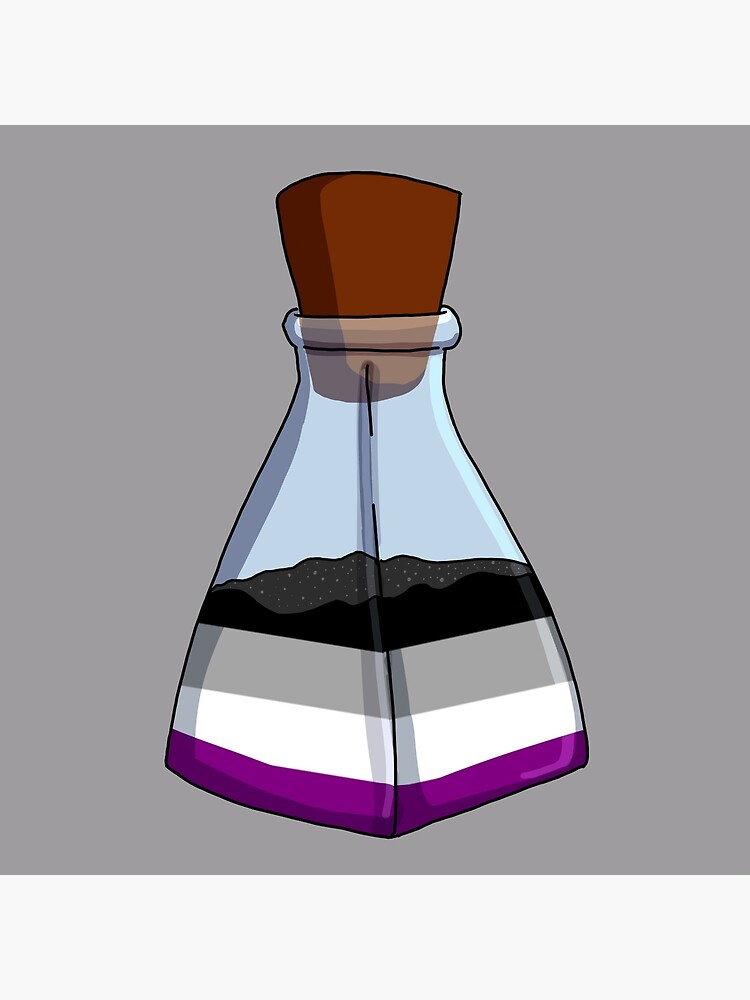 "Pride Potions - Asexual" Poster by TookFluff | Redbubble