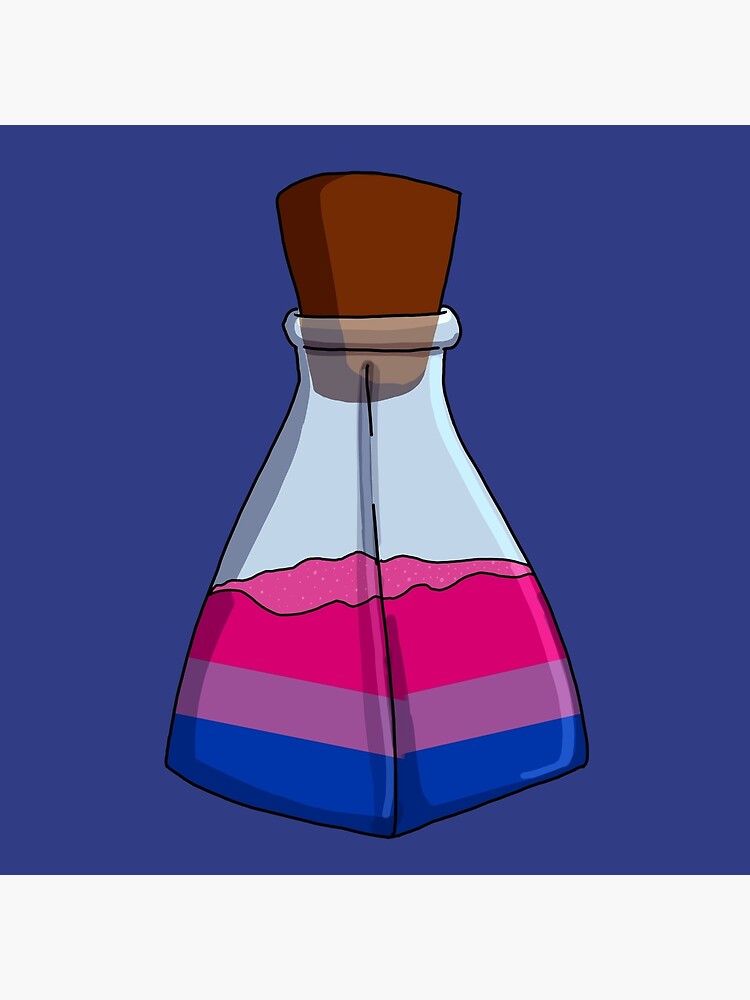 Pride Potions Bisexual Poster For Sale By Tookfluff Redbubble