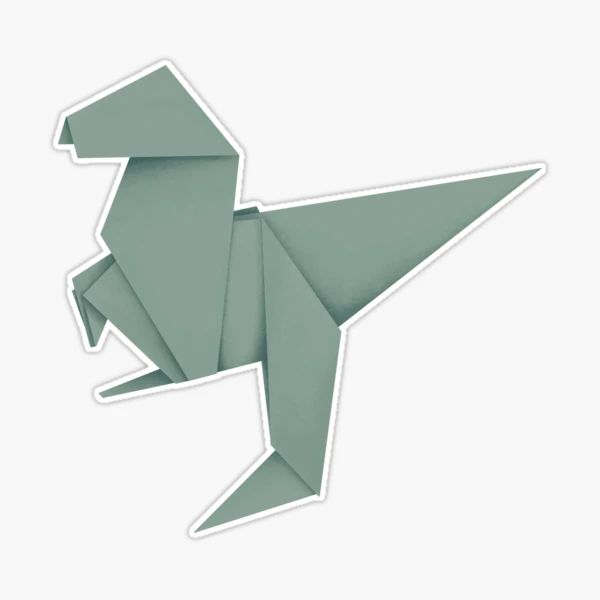 Origami Dinosaur Raptor Dinosaurio De Origami Velociraptor | DIY