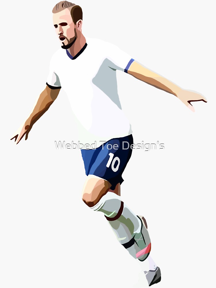 "Harry Kane" Sticker for Sale by TDCartoonArt | Redbubble