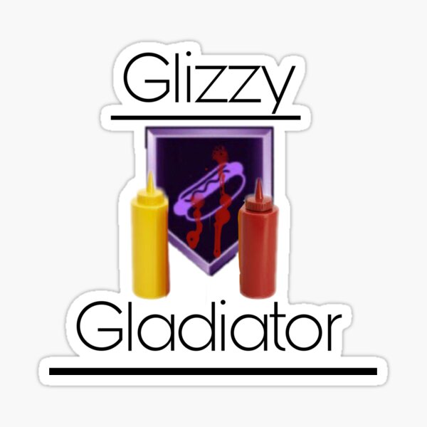"Glizzy Gladiator " Sticker by DaStickerShack | Redbubble