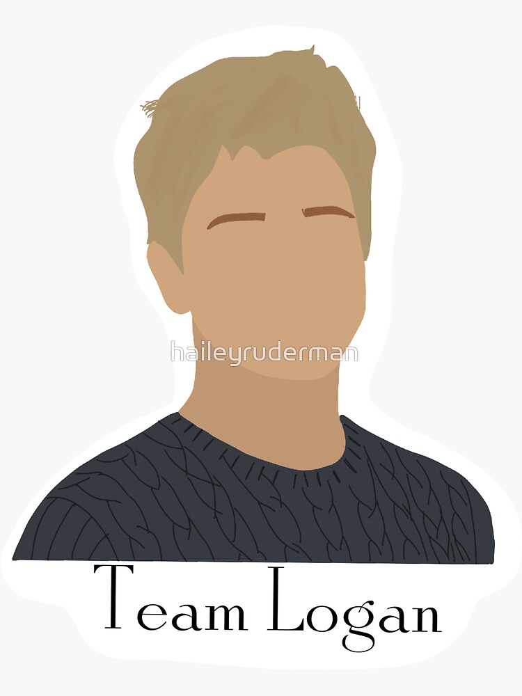 "Team Logan" Sticker for Sale by haileyruderman | Redbubble