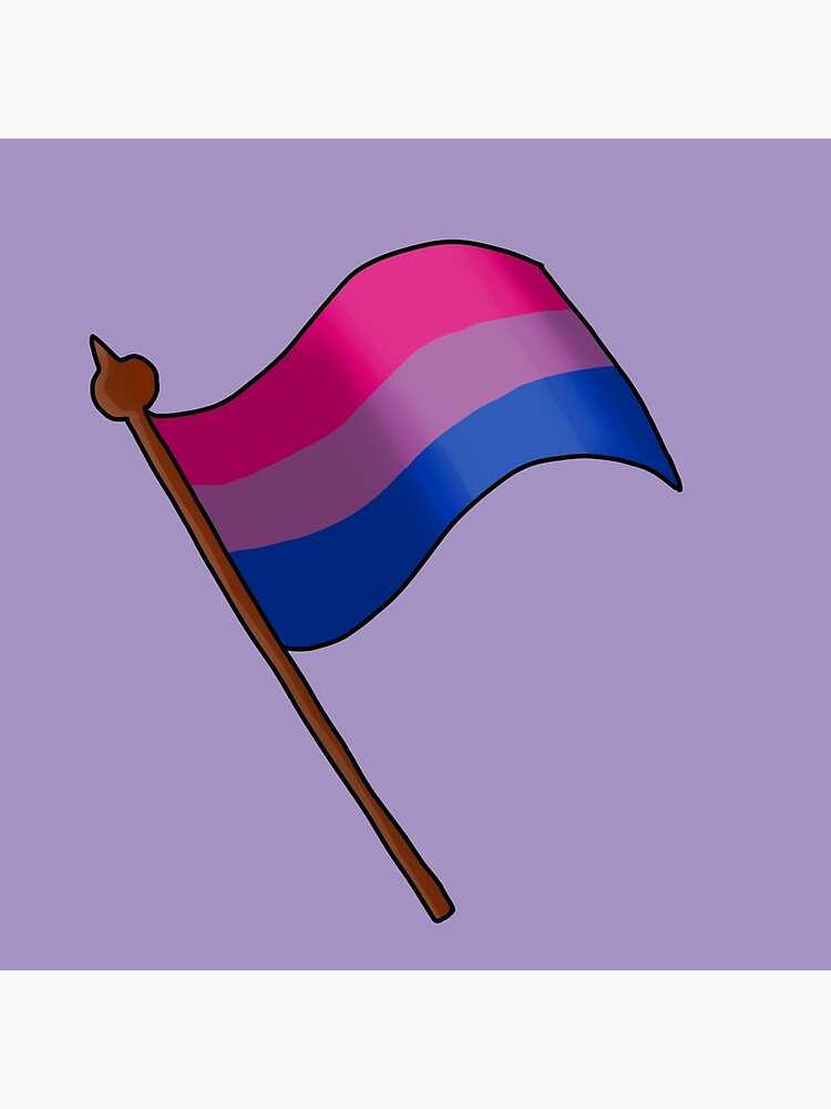 Pride Flag Bisexual Poster For Sale By Tookfluff Redbubble