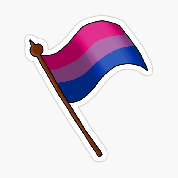 Pride Flag Bisexual Sticker For Sale By Tookfluff Redbubble