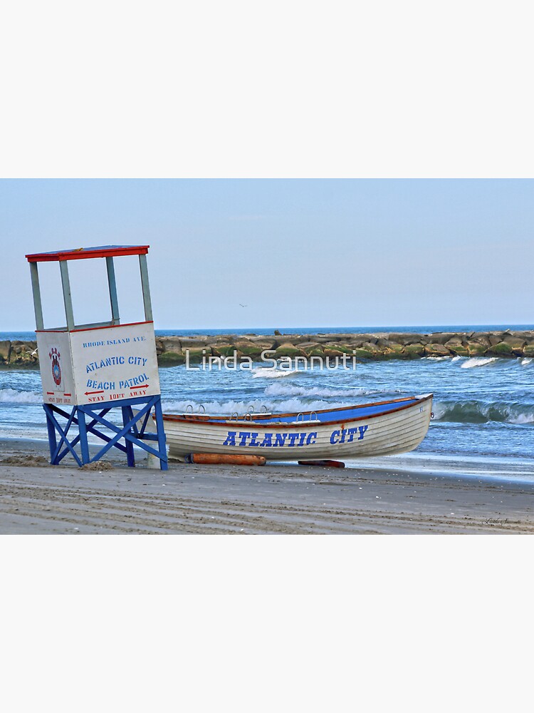 "Atlantic City Beach Patrol" Sticker for Sale by lindamarie | Redbubble