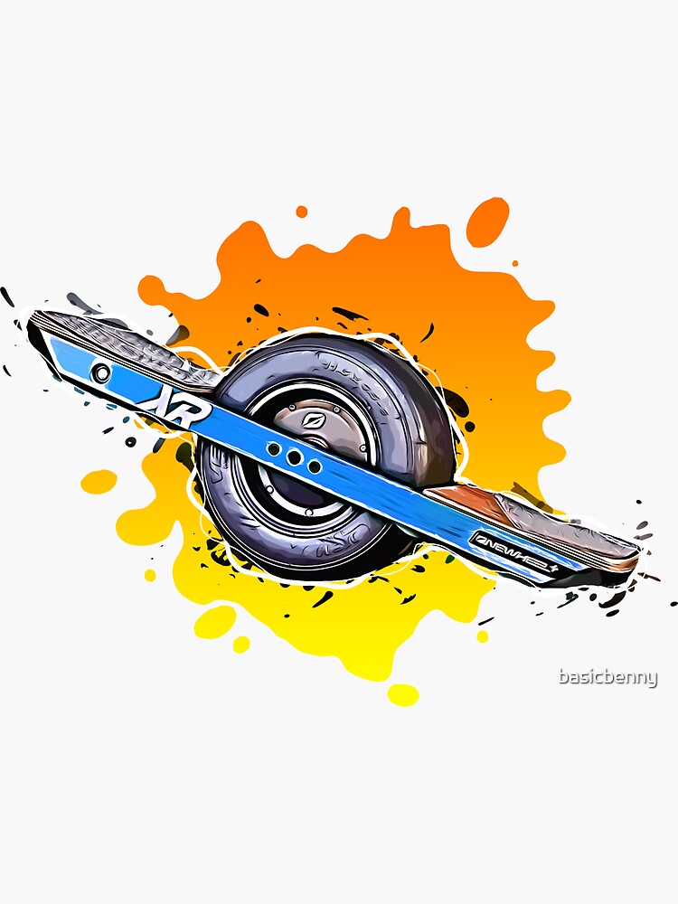 "OneWheel Modern Art" Sticker for Sale by basicbenny | Redbubble