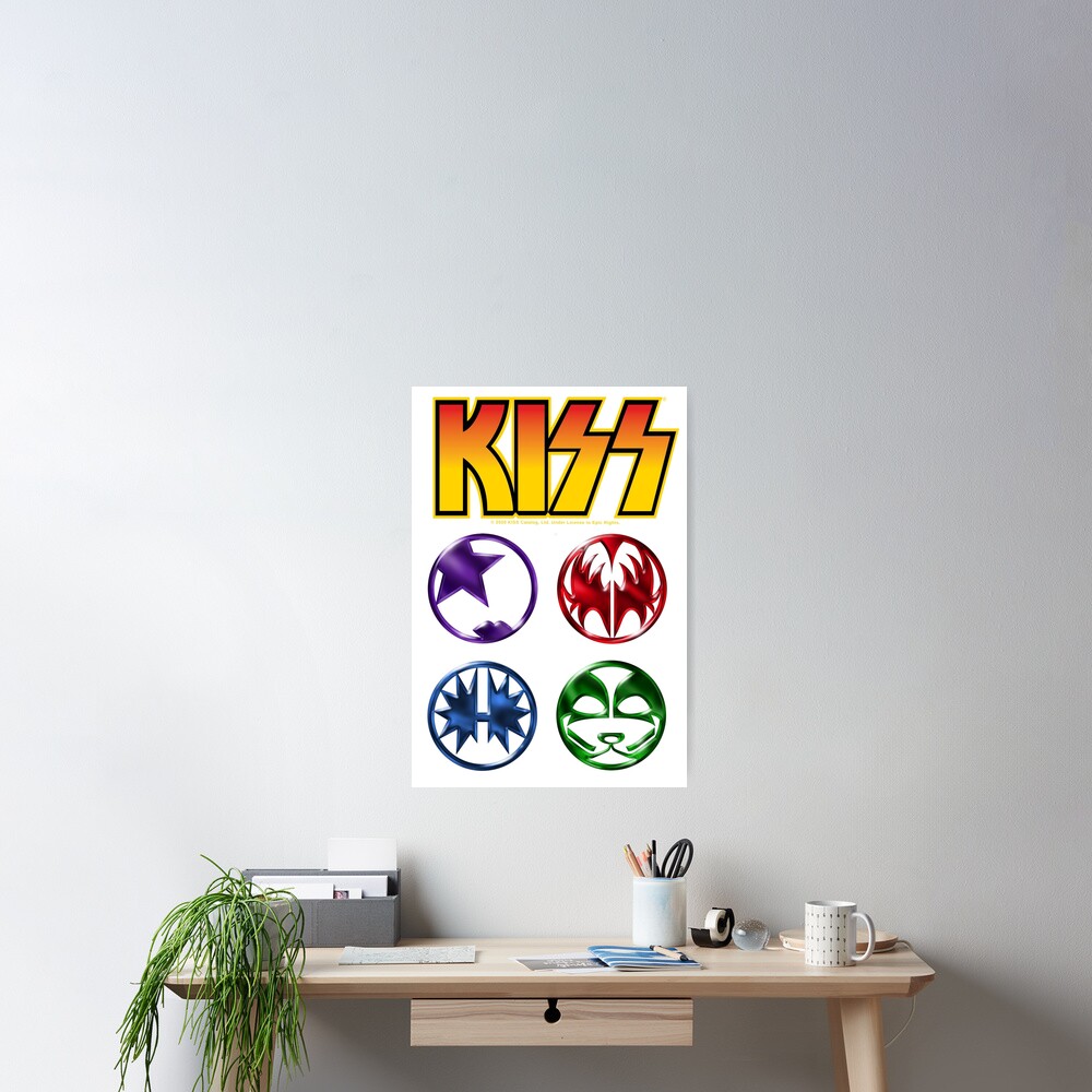 "KISS Logo Starman Spaceman Demon Catman V3" Poster for Sale by SK22ART ...