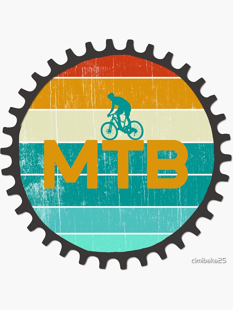 "Vintage MTB - Retro Mountain Biking " Sticker for Sale by cimibaka25 ...