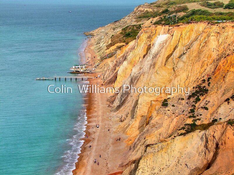 "Coloured Sand Cliffs - Alum Bay - I.O.W." by Colin Williams ...
