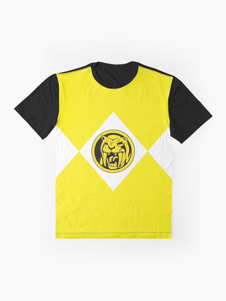 "MMPR Yellow Ranger With Coin" Graphic T-Shirt for Sale by ...