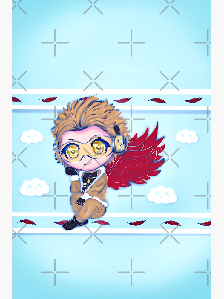 "Hawks" Sticker for Sale by MarsLuv1 | Redbubble