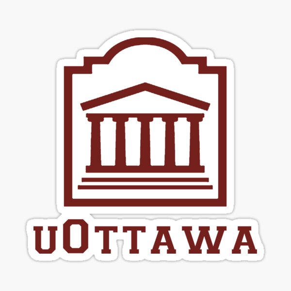 "University of Ottawa" Sticker for Sale by pxxxdise | Redbubble