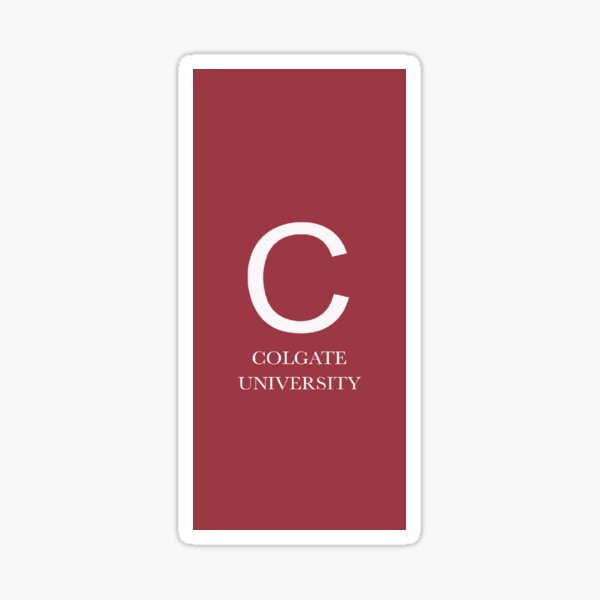 "Colgate University " Sticker for Sale by karinarosenberg | Redbubble