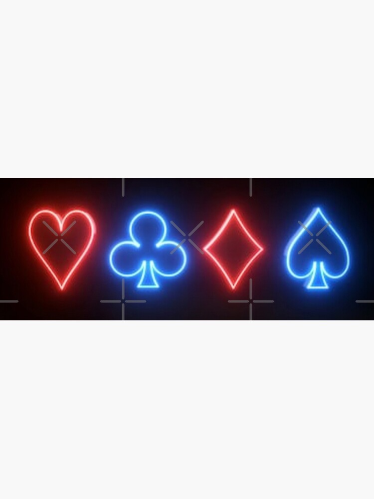 "Neon Card Sign" Poster for Sale by laurennassii | Redbubble