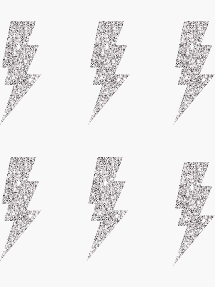"silver lightning bolt sticker pack" Sticker for Sale by imani-nicole ...