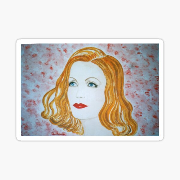 "Greta" Sticker for Sale by Susie Mason | Redbubble