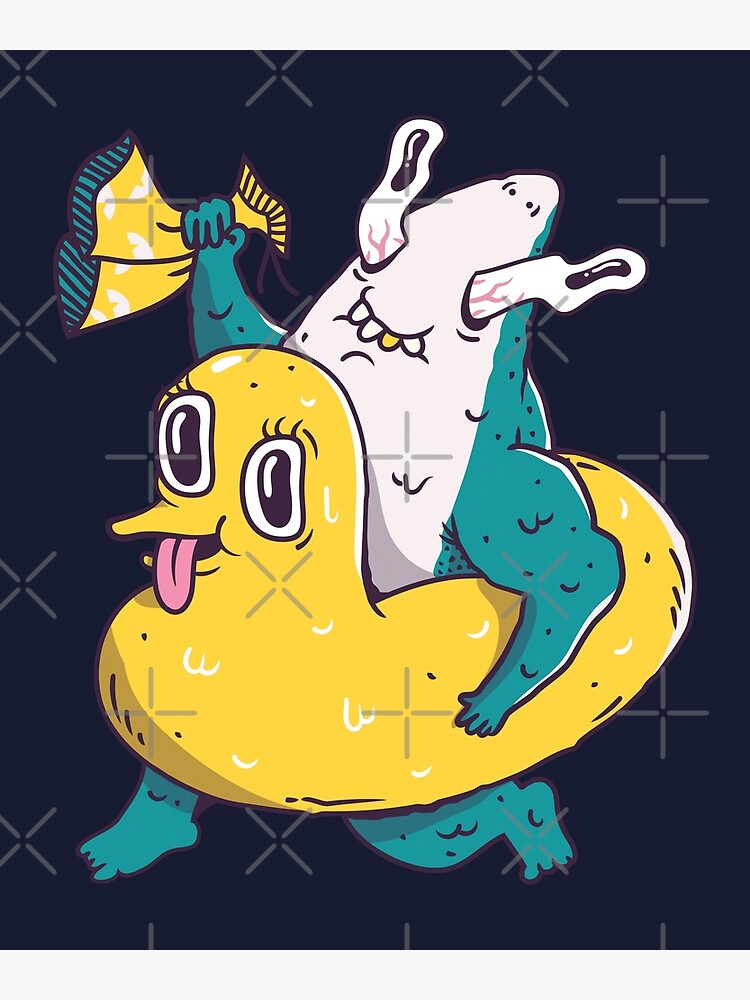 "Nasty Sweaty Shark Gross " Poster by kindxinn | Redbubble