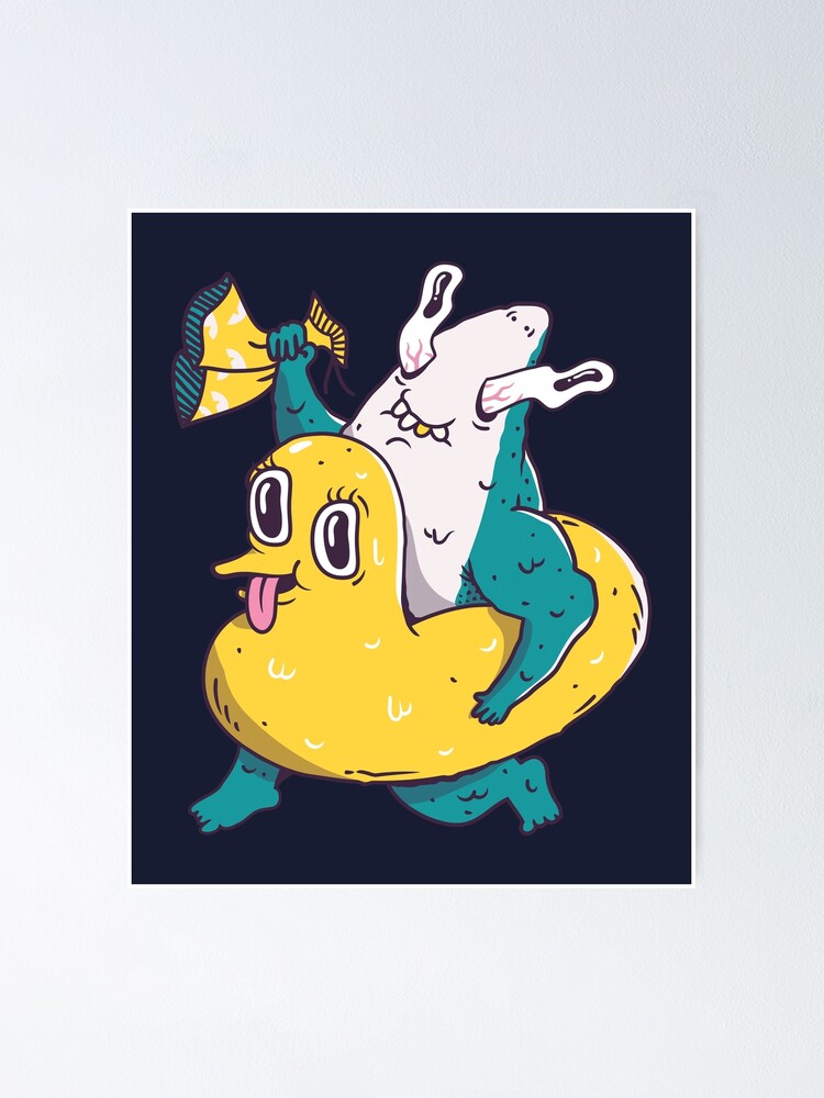 "Nasty Sweaty Shark Gross " Poster by kindxinn | Redbubble