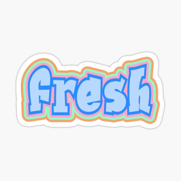 "Fresh Graffiti" Sticker for Sale by sjstickerss | Redbubble