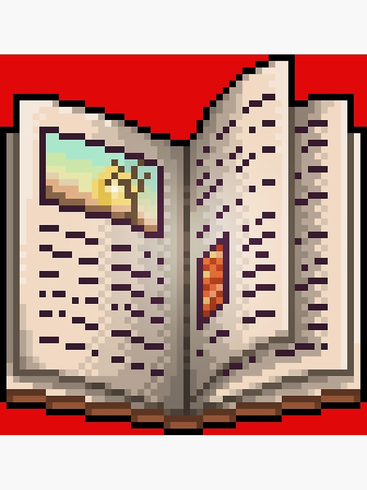 "Pixel Book" Poster for Sale by Alekoink | Redbubble
