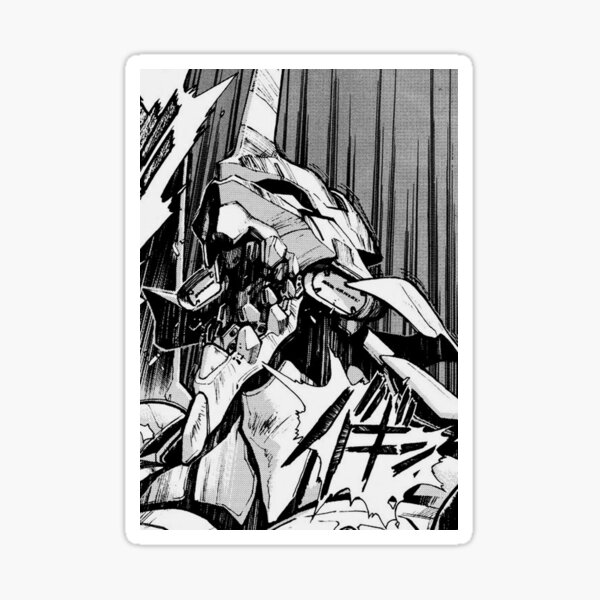 "Evangelion EVA" Sticker for Sale by schwarzkerpf | Redbubble