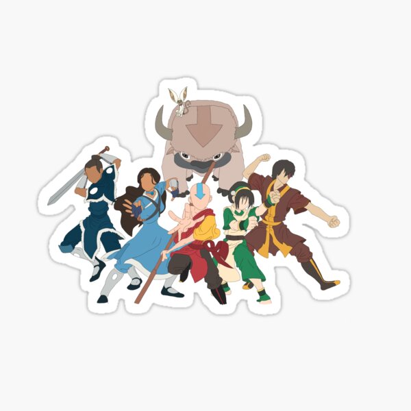 "Avatar: The Last Airbender" Sticker for Sale by kelsez55 | Redbubble