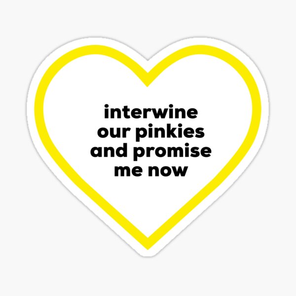 "promise" Sticker by pastelcanva | Redbubble
