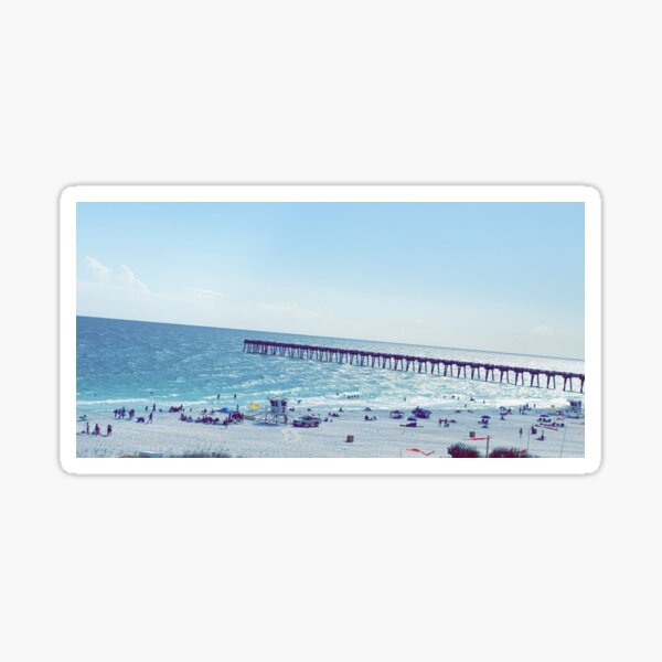 "Ocean Pier" Sticker by Lhspwoman | Redbubble