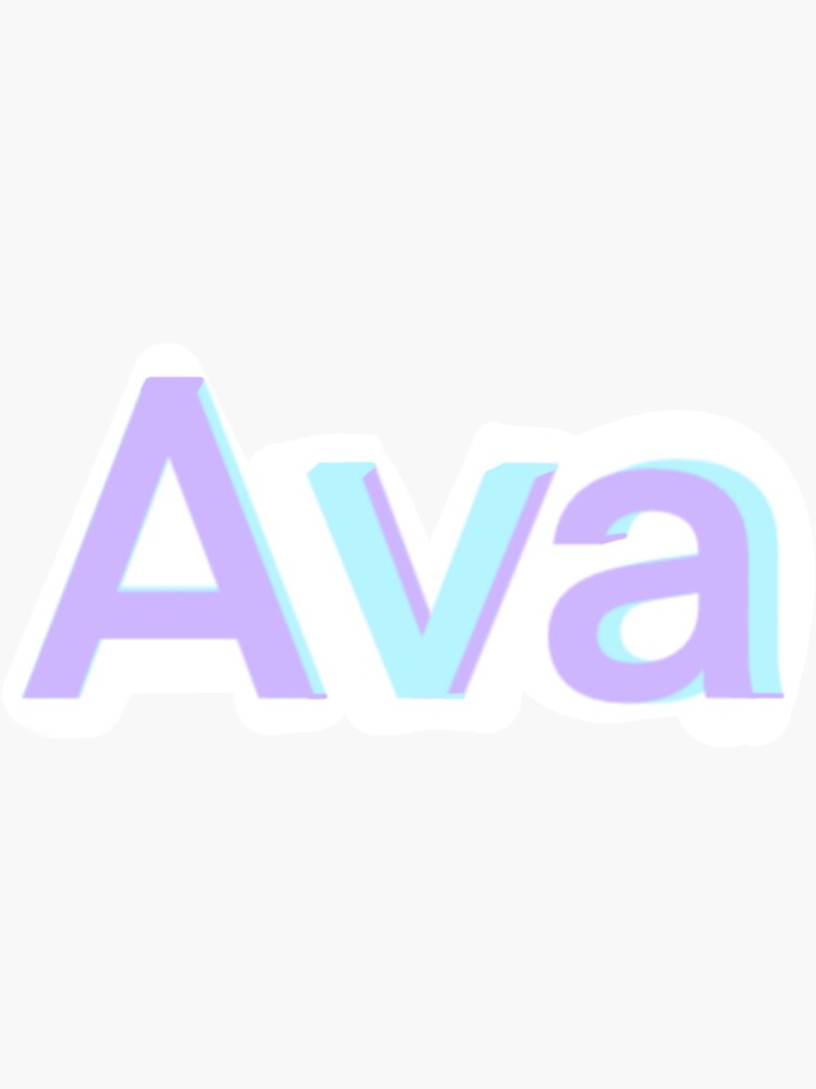 "Ava name sticker" Sticker by Sticker-Shop15 | Redbubble