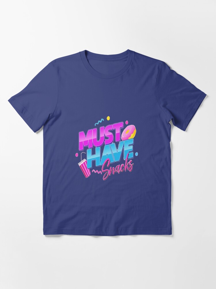 "Morejstu Merch Must Have Snacks White" T-shirt for Sale by tranvanhuu ...