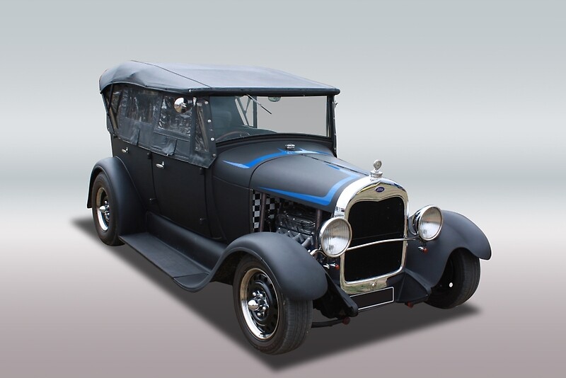 "Soft Top Hot Rod" by Hawley Designs | Redbubble