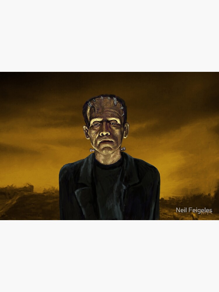 "The Monster of Frankenstein Revisited in Yellow" Poster for Sale by ...