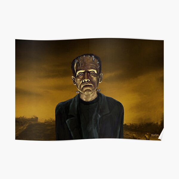 "The Monster of Frankenstein Revisited in Yellow" Poster for Sale by ...
