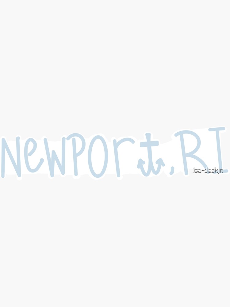 "Newport RI anchor " Sticker by isa-design | Redbubble
