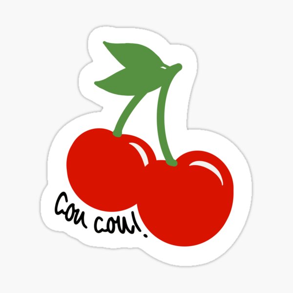 Cou Cou Harry Styles Cherry Sticker Sticker For Sale By Efsiebers Redbubble