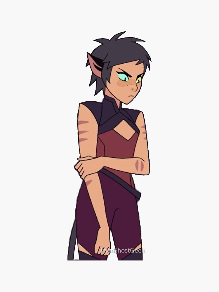 "Short Haired Catra | She Ra and The Princesses of Power" Sticker for ...