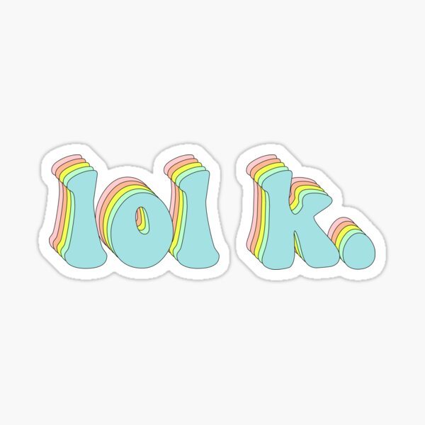 "Lol k. text retro aesthetic cute tumblr" Sticker for Sale by ...