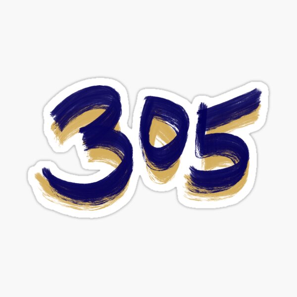 "305 FIU Panthers " Sticker for Sale by kaylaconde | Redbubble