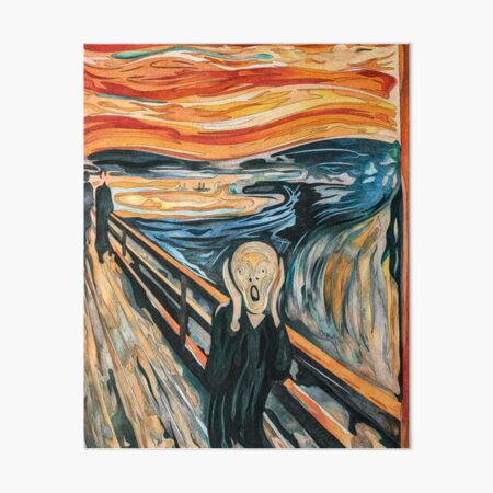 "The Scream, Norwegian Expressionist Painting By Artist Edvard Munch In ...