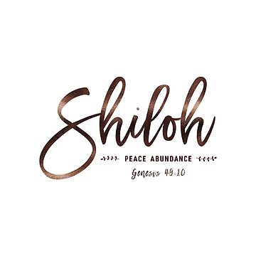 "Christian Name Collection | Shiloh" Art Board Print for Sale by ...