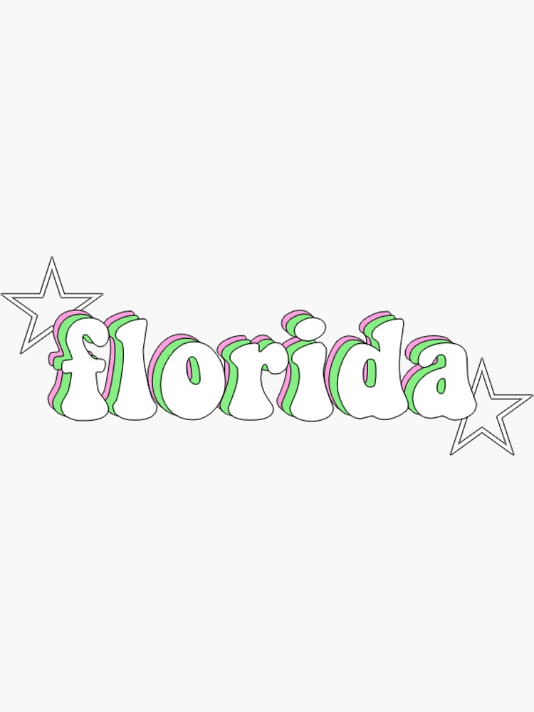"florida stars" Sticker for Sale by ohanson | Redbubble