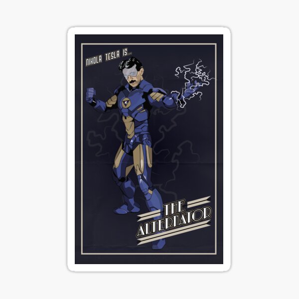 "The Alternator" Sticker for Sale by dextifire | Redbubble
